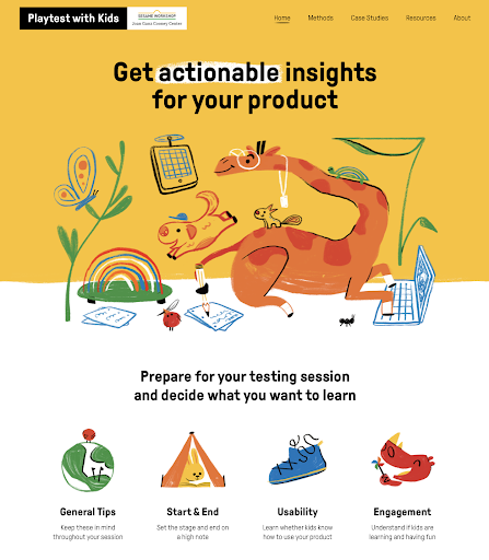 Joan Ganz Cooney Center - Playtest with Kids: A Digital Toolkit for ...