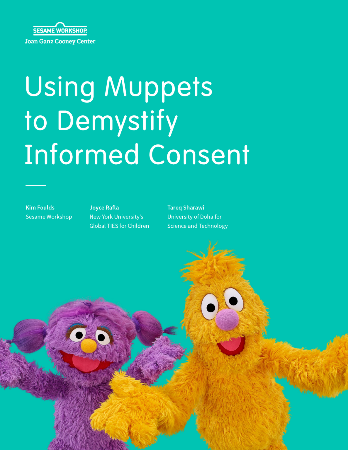 Using Muppets to Demystify Informed Consent – Joan Ganz Cooney Center